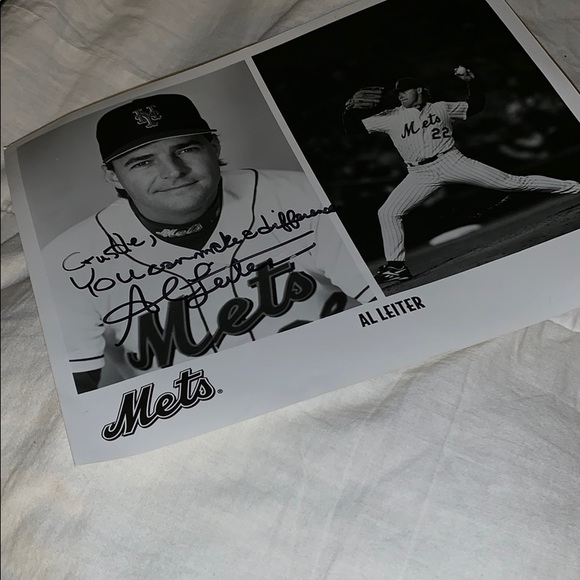 Other | Autographed Al Leiter Pics | Poshmark